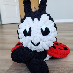 Lia Ladybug Video Tutorial + PDF Pattern | Finger Knit | Chunky Knit ...