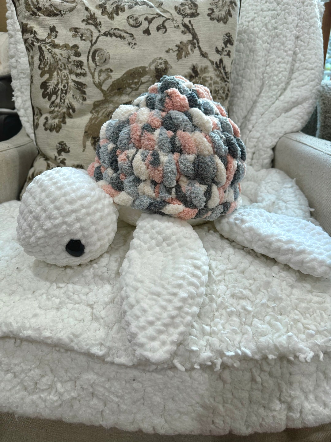 Large Chunky Yarn Crocheted Turtles - Etsy
