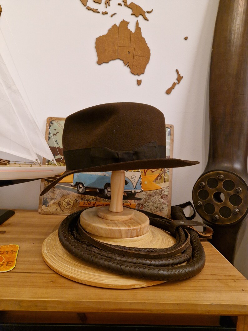 Fedora Rabbit Fur Felt Hat Indiana Jones Poet - Etsy