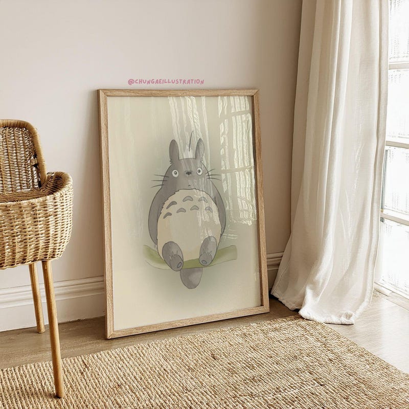 Totoro Fan Art Digital - Etsy