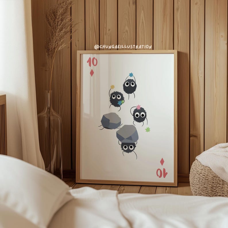 Spirited Away Poster | Dust Sprites | Ghibli Anime Art - Etsy