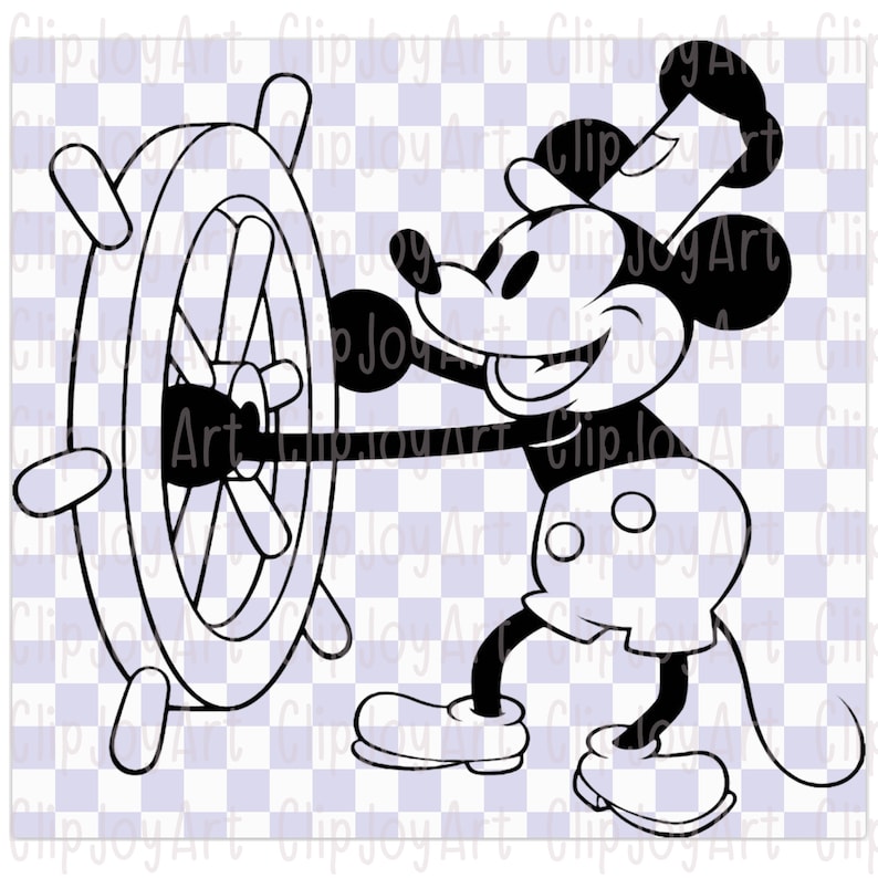 Mickey Mouse Steamboat Willie Transparent Background Clip Art High ...