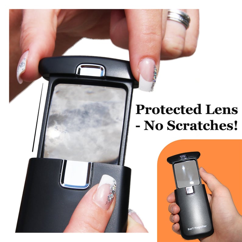 Magnifying Glass 3X With LED Light for Reading Small Print; Easy ...