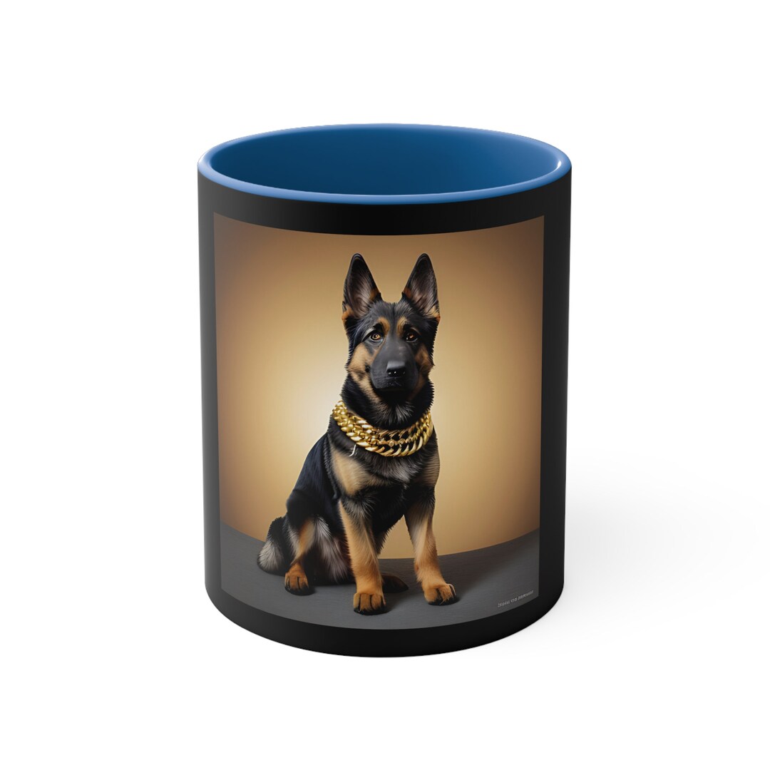 The Goldie Groove Dog Animal Accent Coffee Mug, 11oz - Etsy