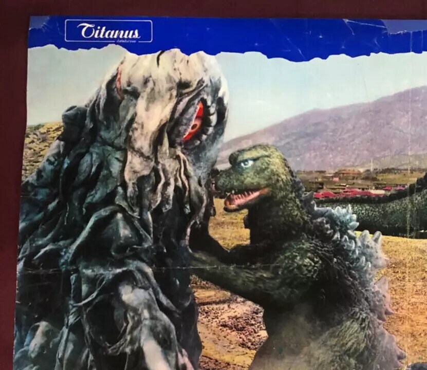 GODZILLA Vs the SMOG MONSTER Hedora Movie Poster Italian 1971 Yongary ...