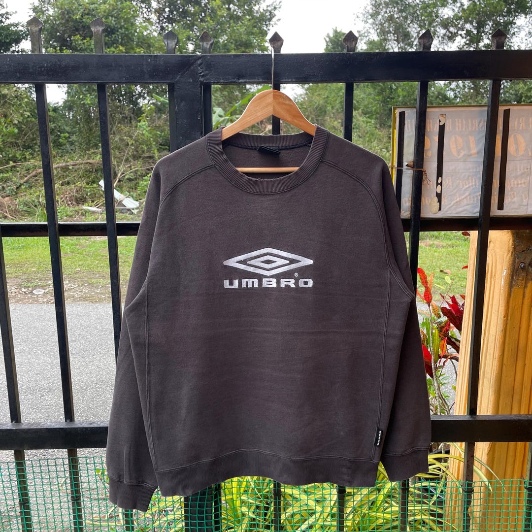 Vintage Umbro Embroidered Big Logo Design Umbro Crewneck Pullover ...