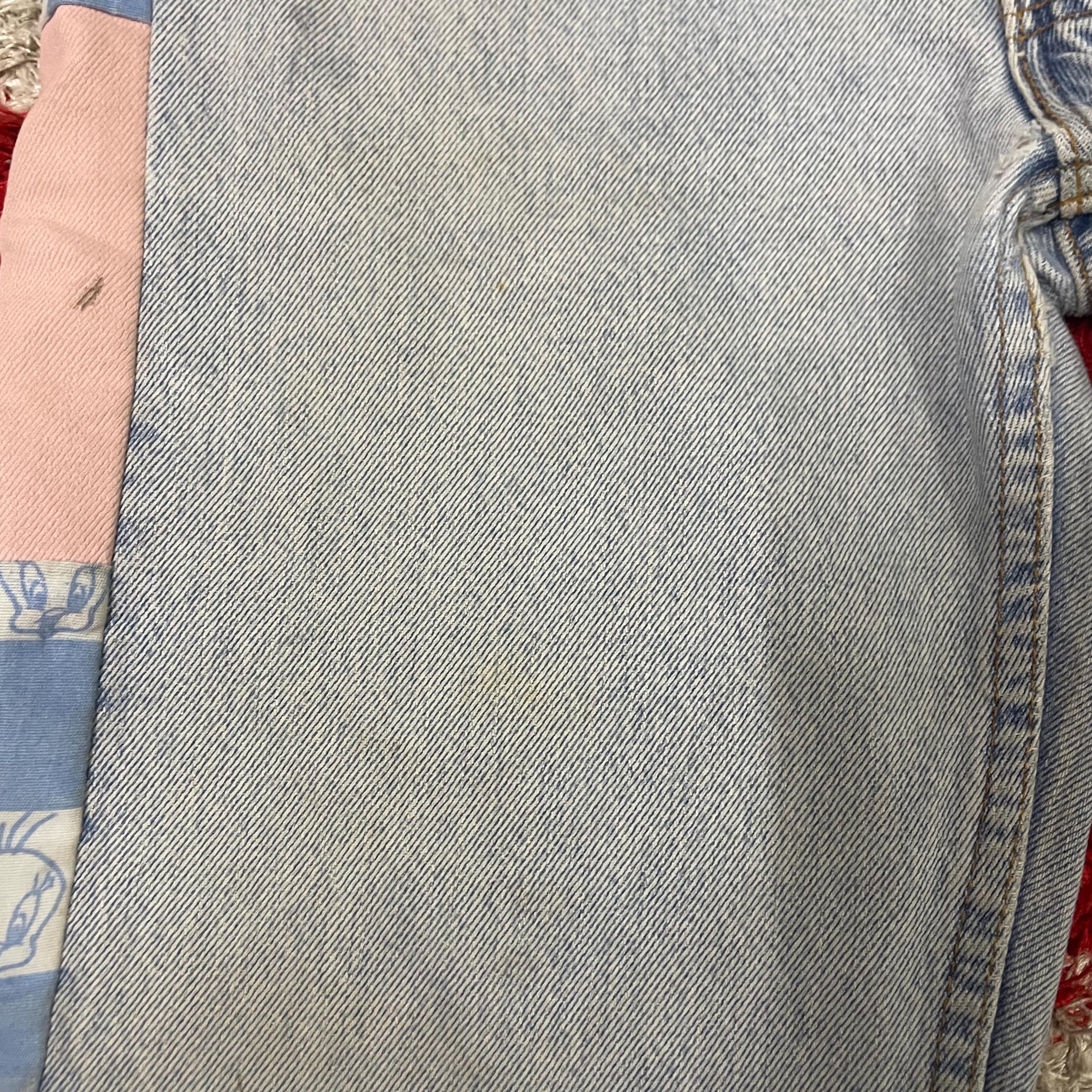 Vintage Levis 501 Stoned Washed Colourful Bird Tweety Tapped Design ...