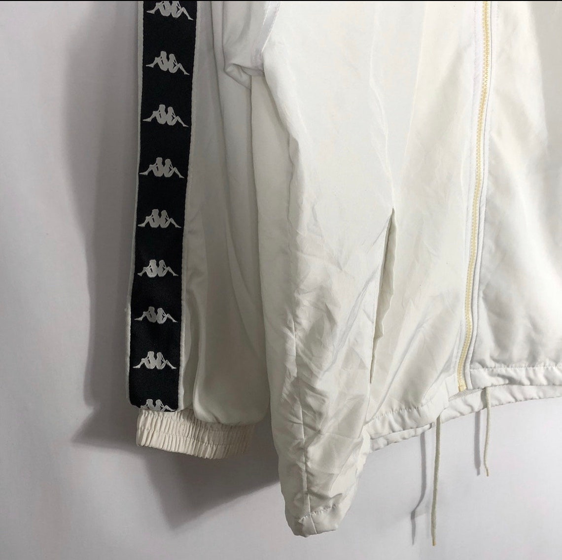 Vintage Kappa Side Tapped Logo Full Zipper Light Jacket Outdoor Jacket ...