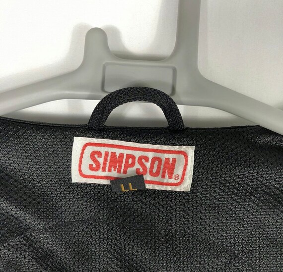 Vintage simpson motorcycle racing rider bile safety s… - Gem