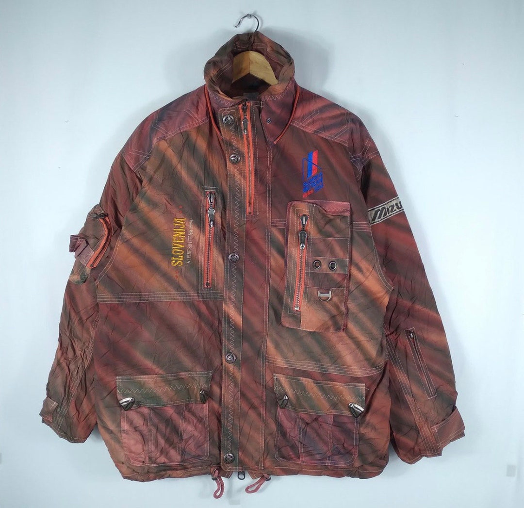 Vintage Mizuno 1994 Slovenia Alpine Ski Team Jacket Multipockets Full ...