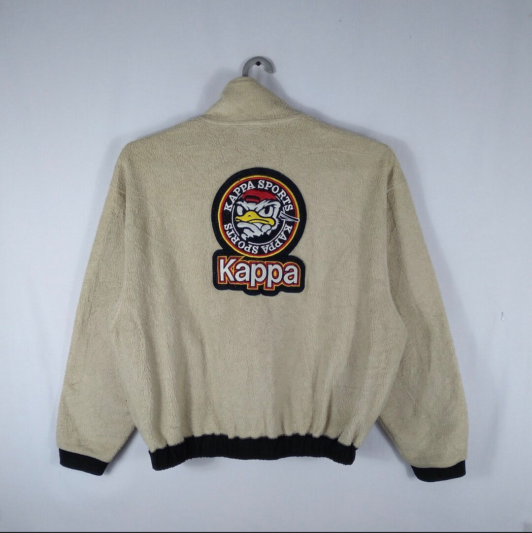 Vintage Kappa Sports Big Logo Spellout Garuda Eagle Logo Full Zipper ...