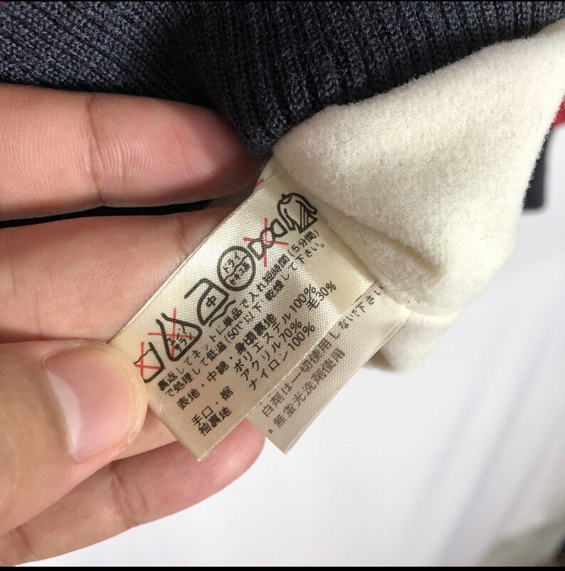 Vintage Lacoste Embroidered Patches Logo Half Zipper Half Buttons ...