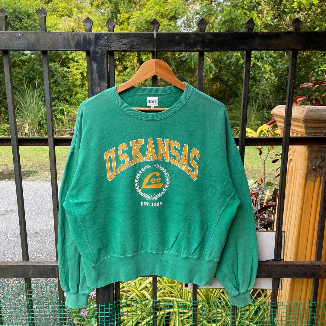 Vintage Lee US Kansas Big Logo Spellout Lee Sportswear Lee Streetwear ...