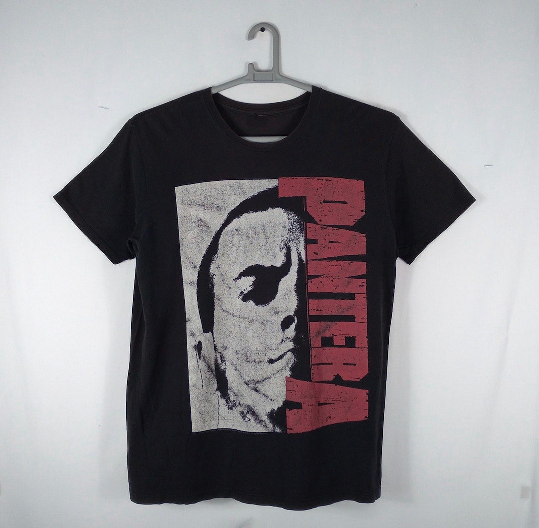 Vintage Pantera Heavy Metal Band Thrash Metal Band Big Image Promo Tee Faded Black Large Size - Etsy