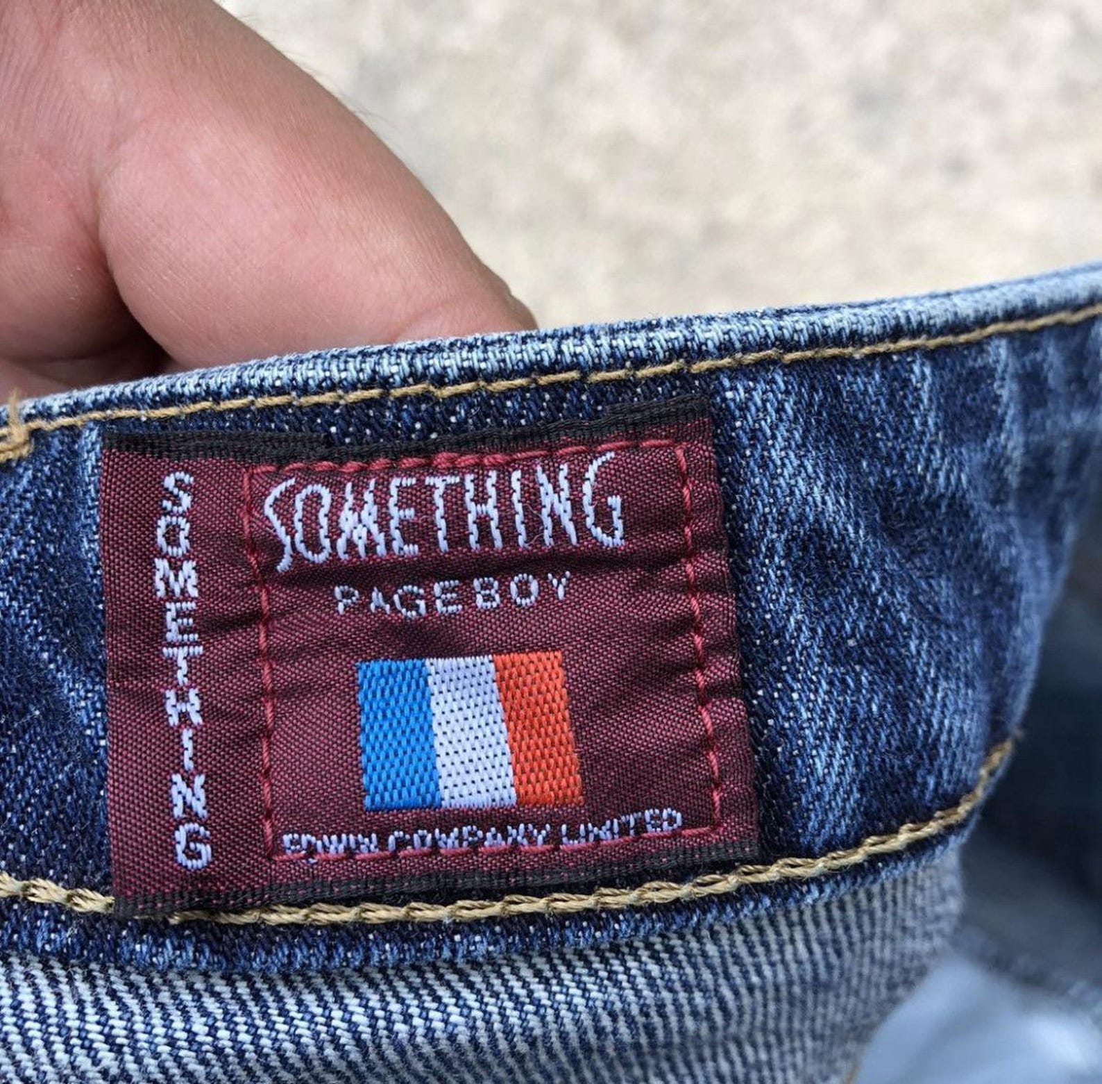 Vintage Something by Edwin Page Boy Open Leg Design Relaxed Denim Jeans ...