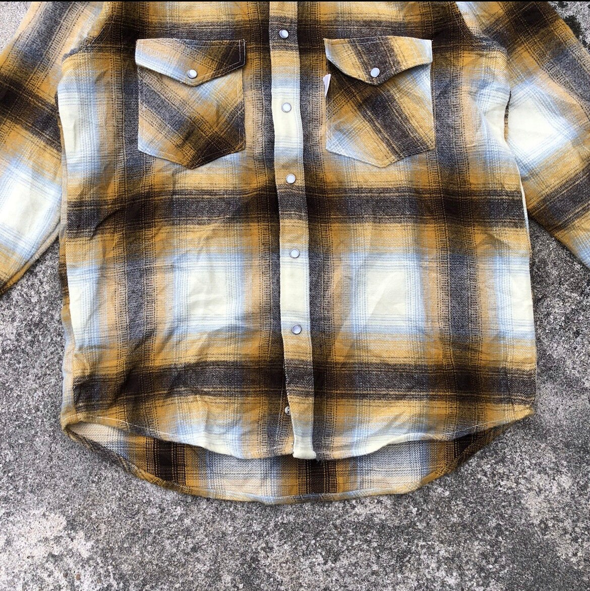 Vintage Budweiser King of Beer Double Pockets Check Plaid Collared ...