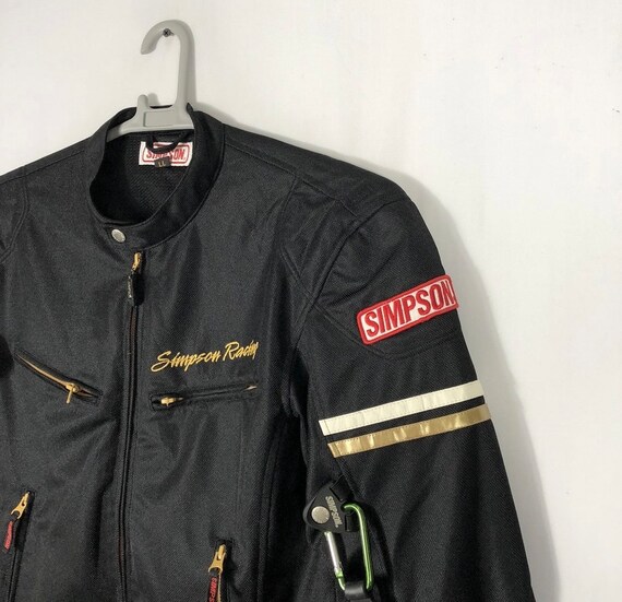 Vintage simpson motorcycle racing rider bile safety s… - Gem
