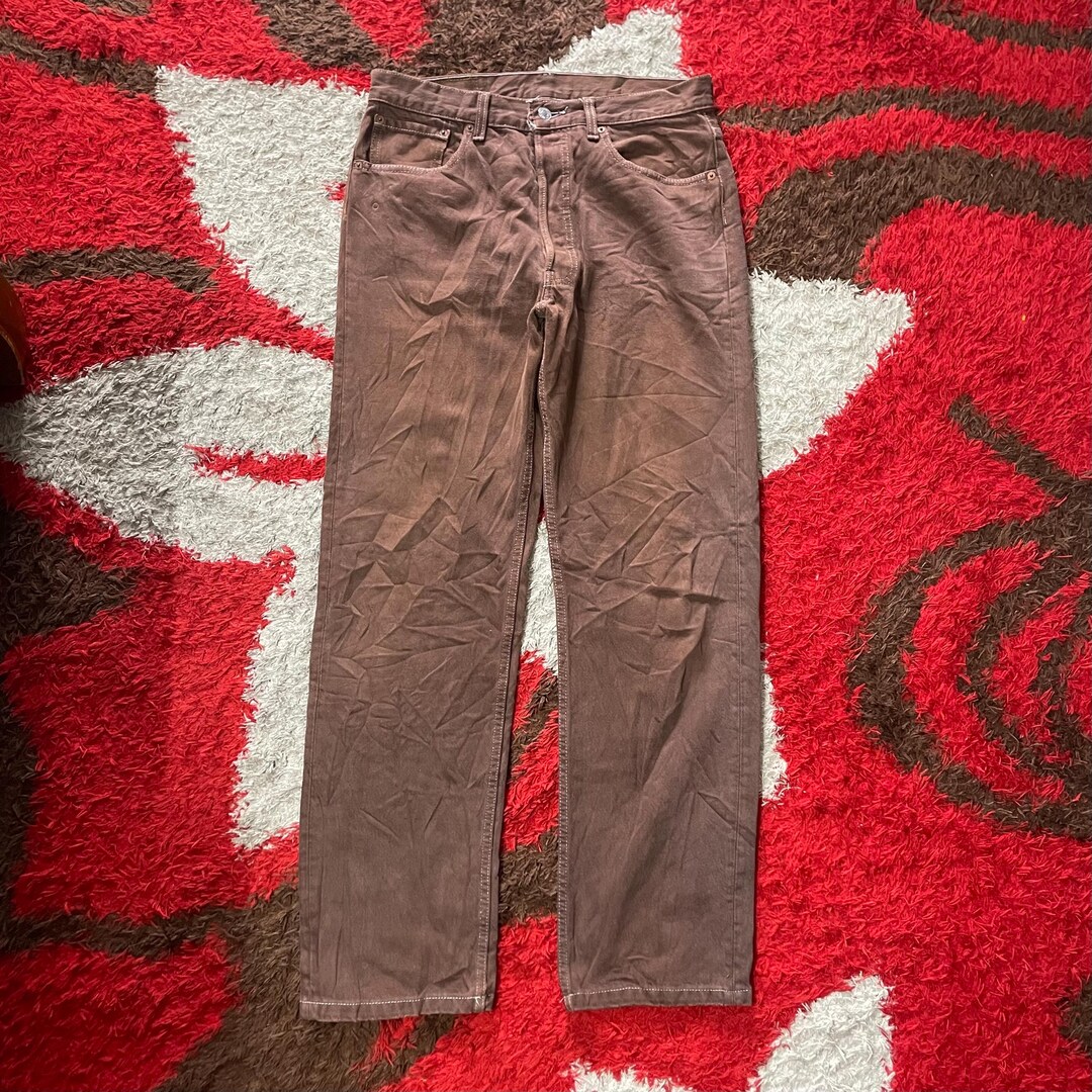 Vintage Levis 501 Regular Straight Cut Distress Denim Jeans Levis ...