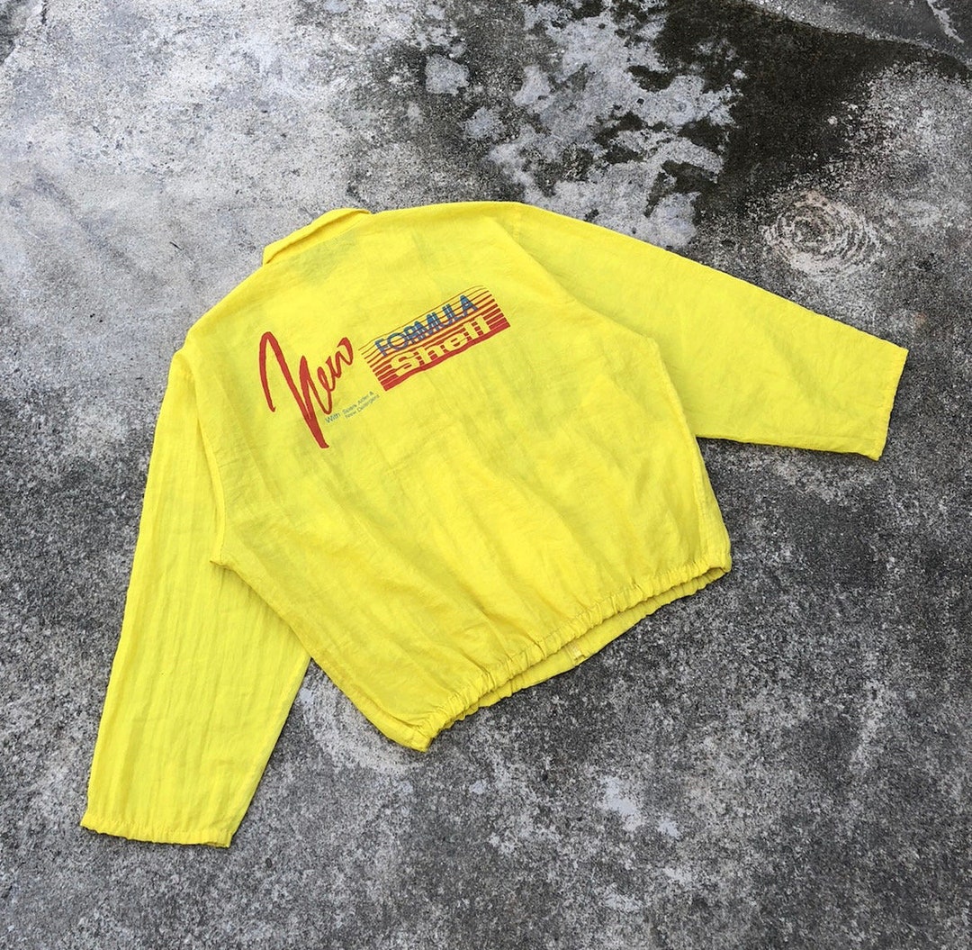 Vintage New Shell Formula One Big Logo Racing Jacket Light Jacket ...