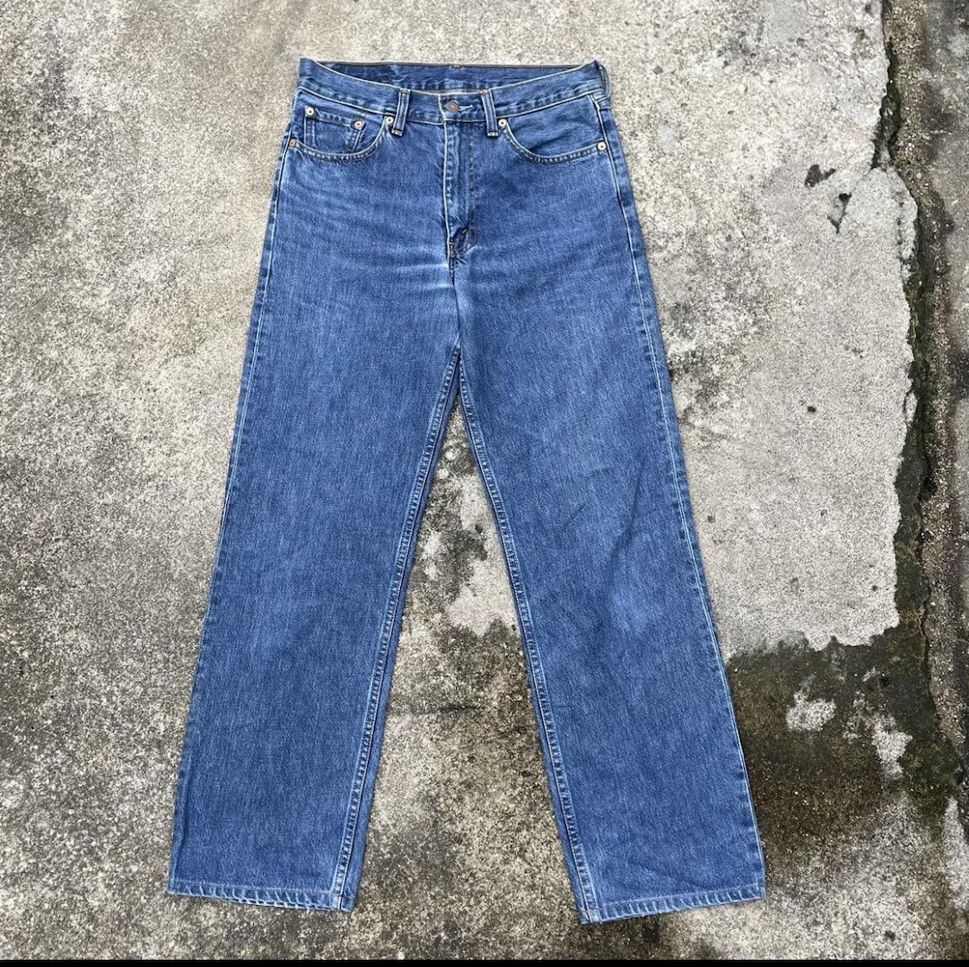 Vintage Levis 508 Stoned Washed Ripped Distress Denim Jeans Regular Fit ...