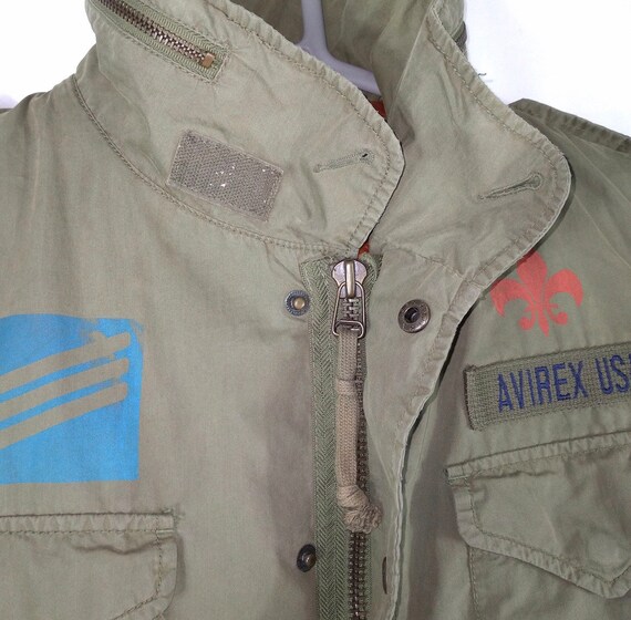 Vintage Avirex world war dixie 75 squad military sold… - Gem