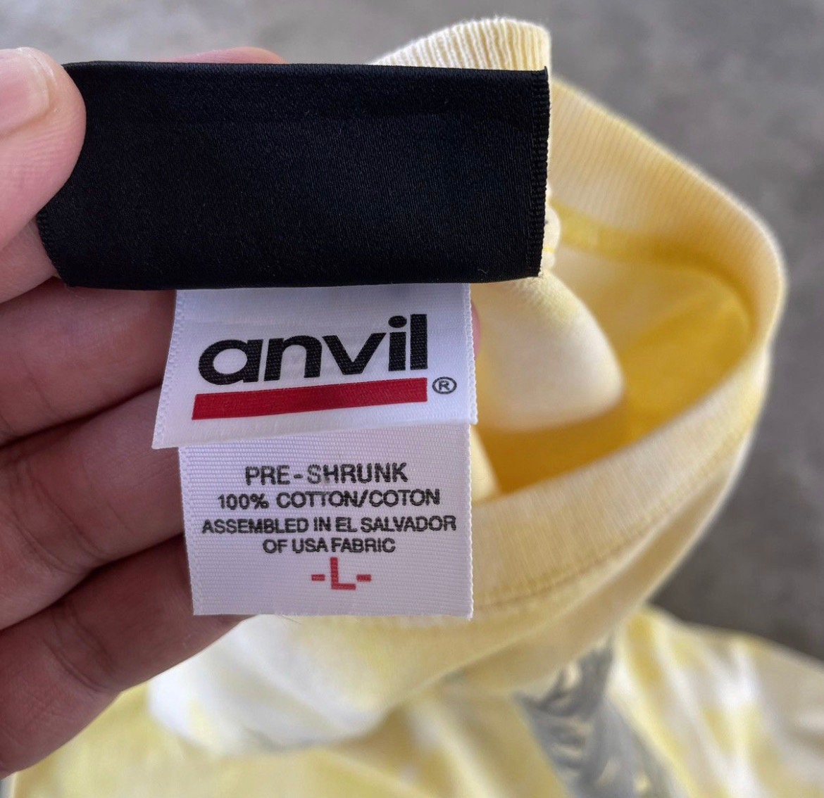 Vintage Octopus Army Advisory Explicit Content Rap Tee Design Promo Tee Yellow White Tye Dye ...