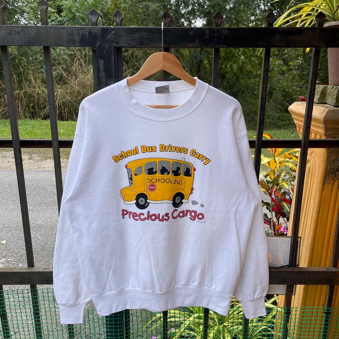 Vintage Precious Cargo School Bus Driver Carry Transport Big Logo ...
