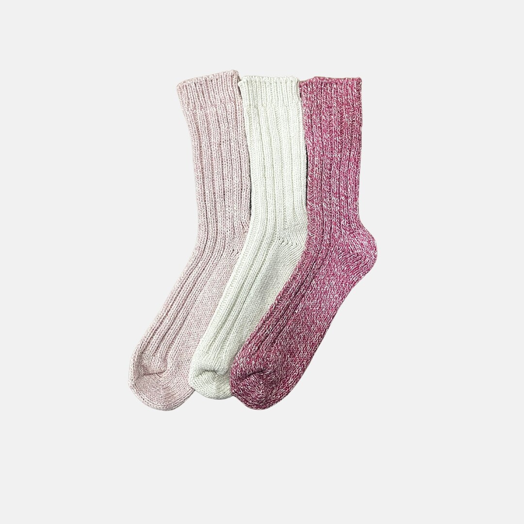 Candy Pink Socks Set Socks Gift Set Women's Socks Newyear Gift High ...