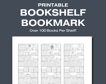 Printable Library Card Bookmark: Reading Log Tracker (PDF) - Etsy