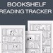 Summer Theme Bookshelf Reading Tracker Printable, Reading Log US Letter ...