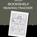 Halloween Bookshelf Reading Tracker Printable: 50 Books (US Letter ...