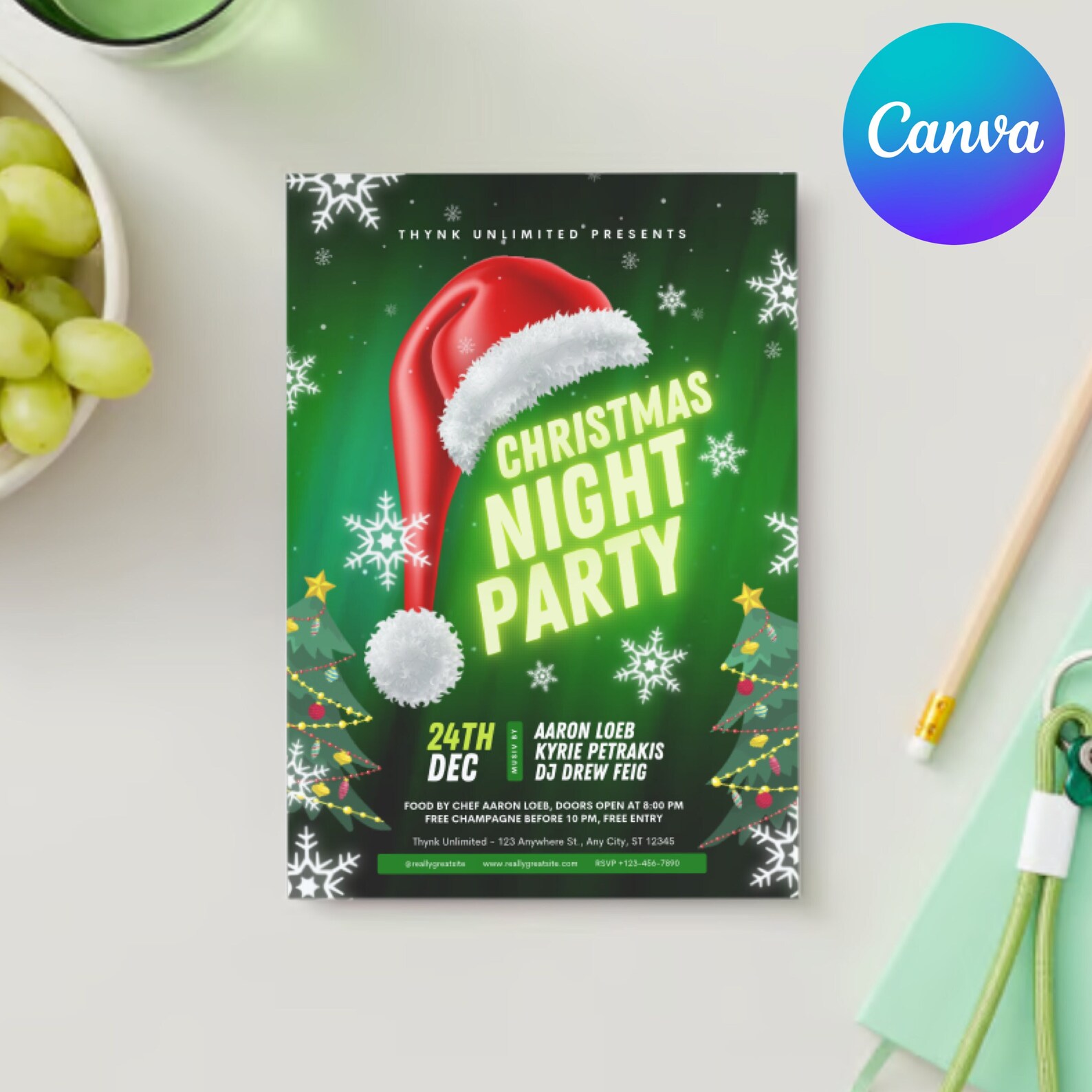 Editable Christmas Party Invitation Christmas Party Invite Etsy Editable Christmas Party Invitation Christmas Party Invite Etsy