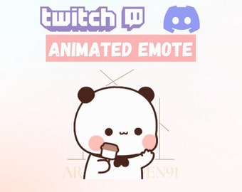 Animated Twitch Emote, Hot Tea Emote, Cute Emote, Colourful Emote, for ...