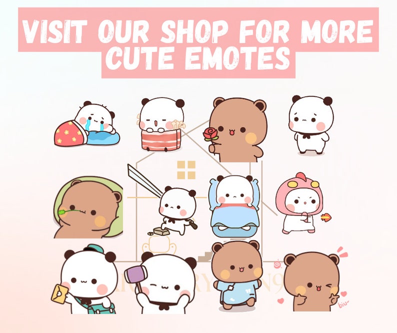 Animated Twitch Emote, Cuddle Cheeks Emote, Cute Emote, Colourful Emote ...
