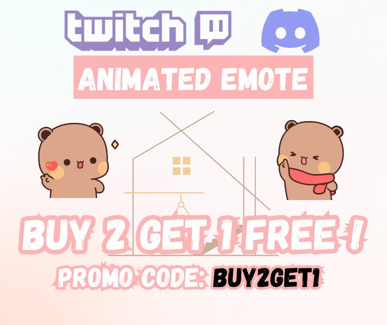 Animated Twitch Emote, Cuddle Cheeks Emote, Cute Emote, Colourful Emote ...