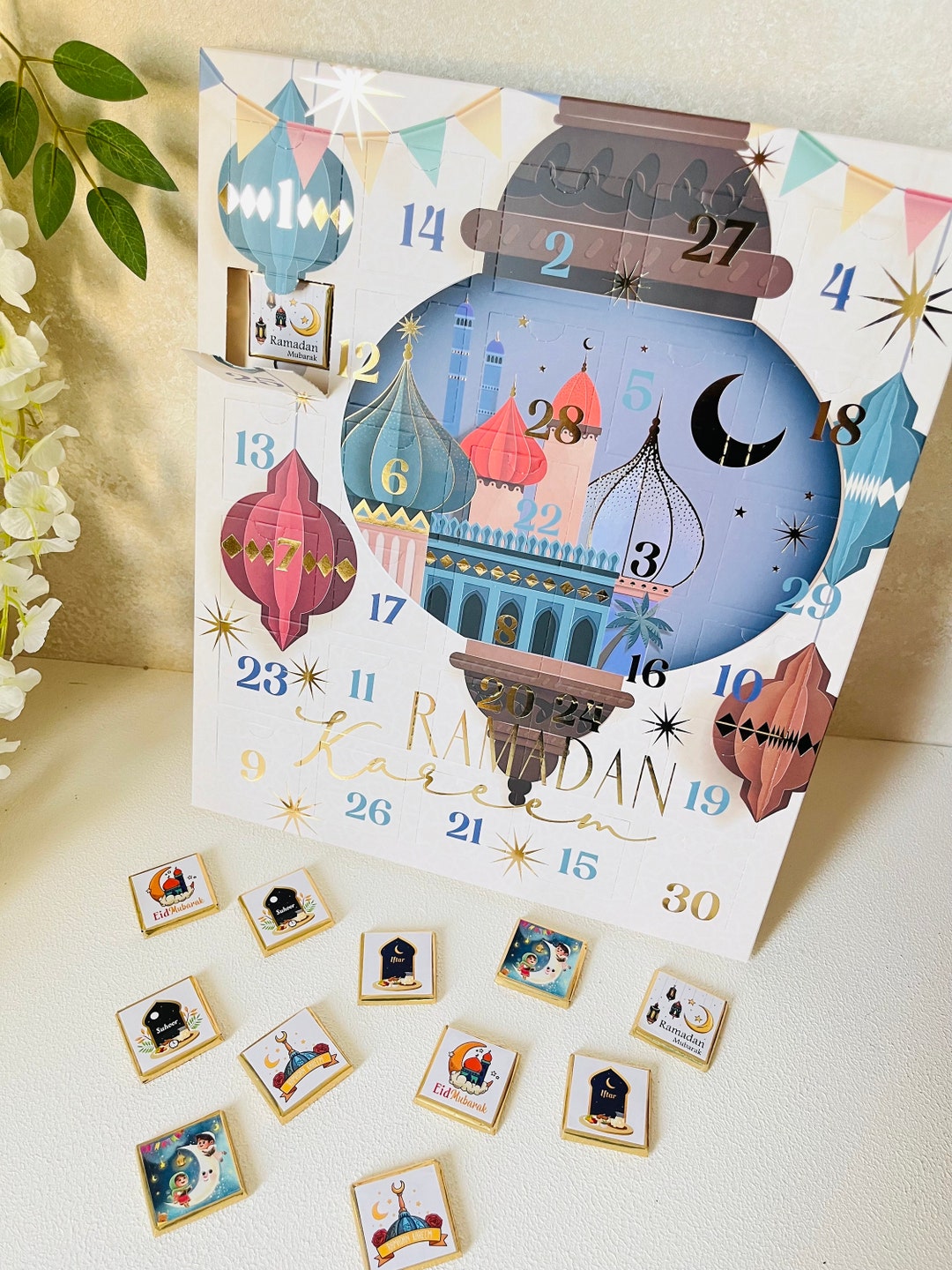 Ramadan 2025 Calendar Chocolate Countdown,advent Calendar,ramadan Gifts ...
