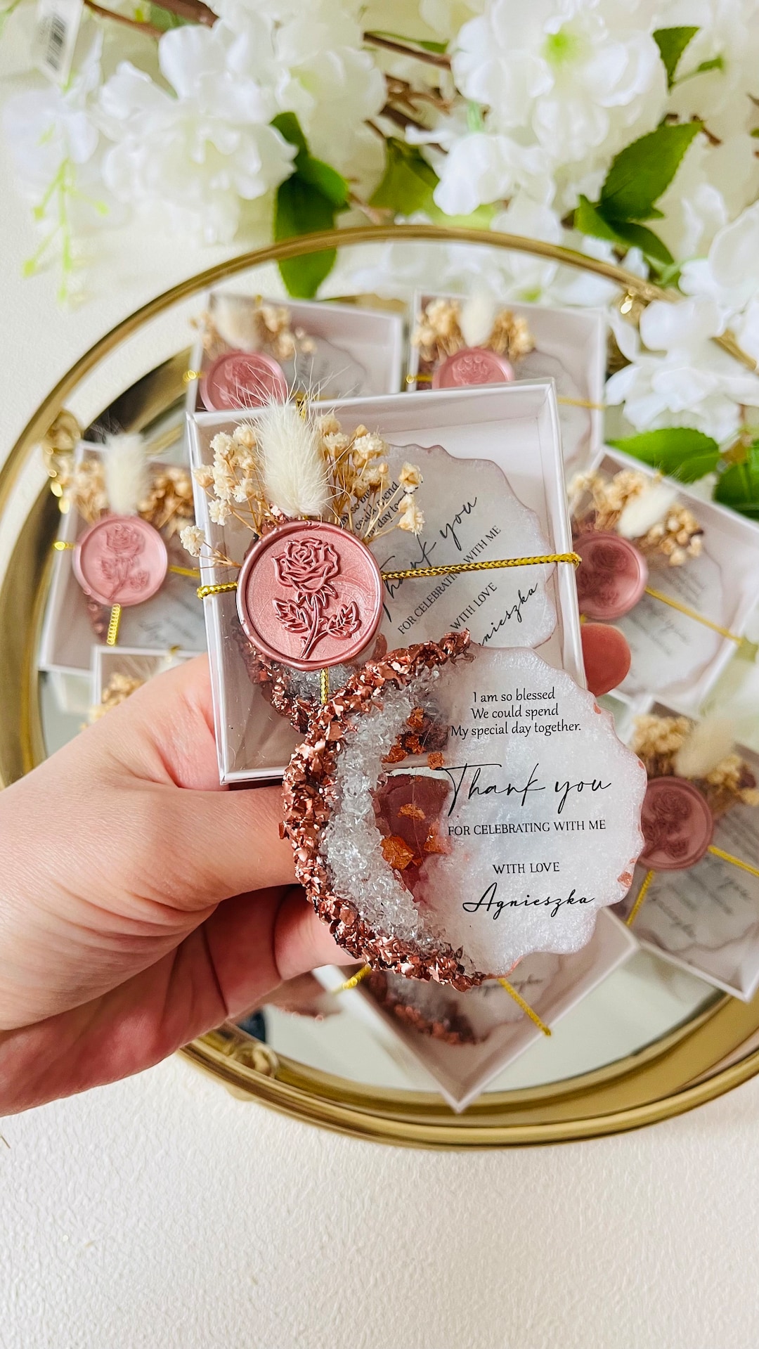 Personalized Adult Birthday Party Bronze Epoxy Magnet Favor,40th Birthday Gift, Adult Party ...