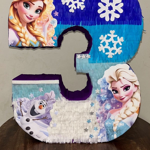 Frozen pinata - Etsy España