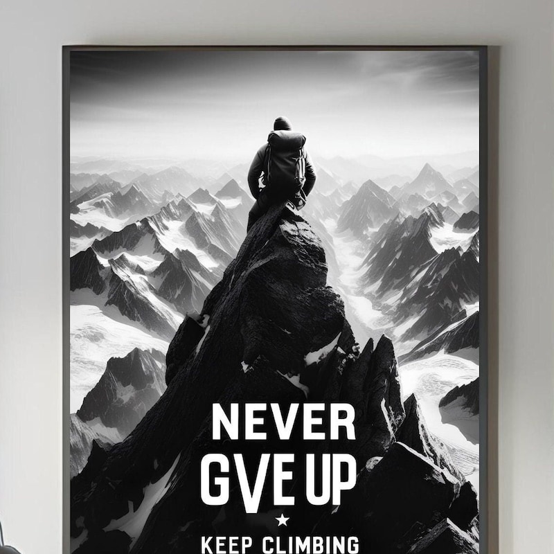 Give up Climbing - Etsy
