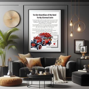 Retro Love Art – Vintage-inspired Wall Decor, Perfect Anniversary Gift ...
