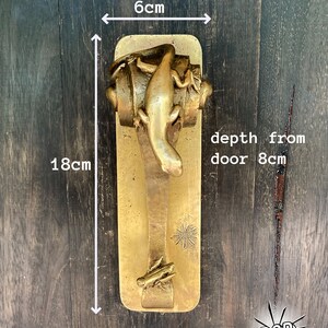 Bronze Lizard & Cricket Sculpture - Door Knocker - Etsy