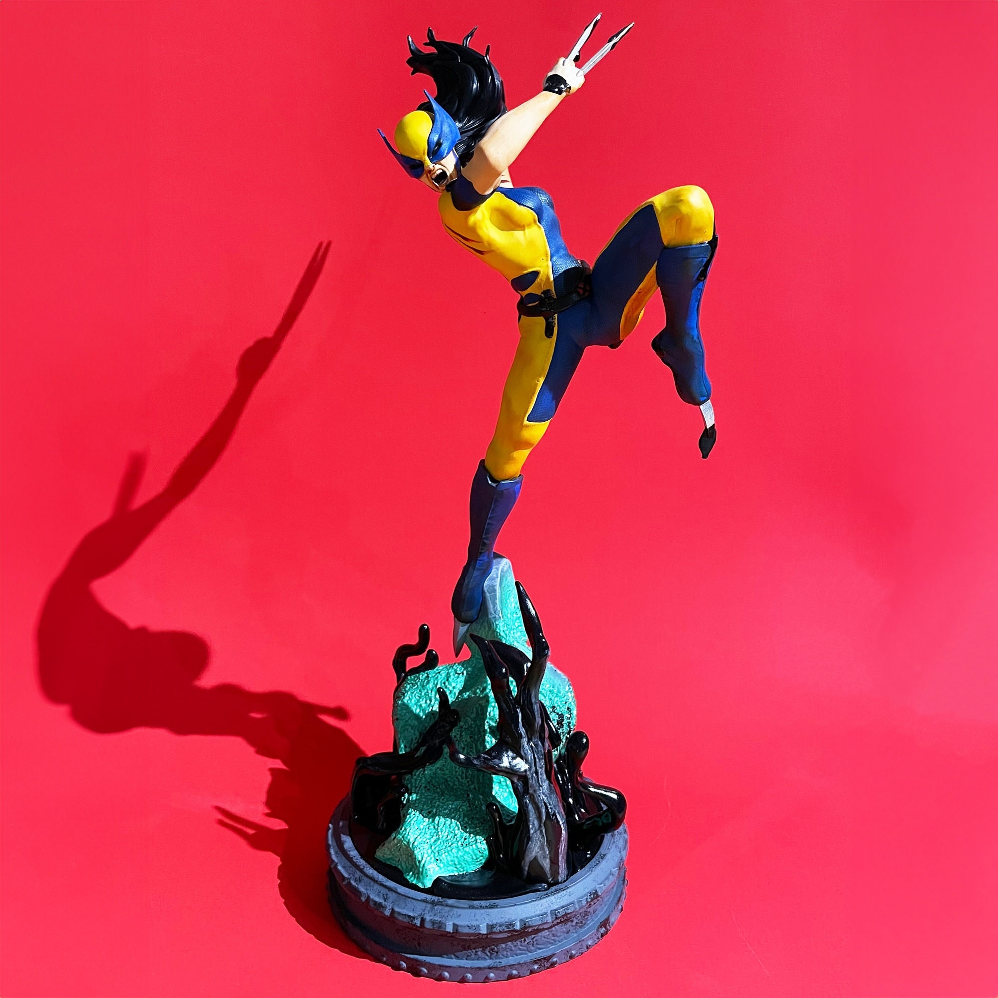 X23 Statue Marvel X-men Model X23 Vs Venom - Etsy