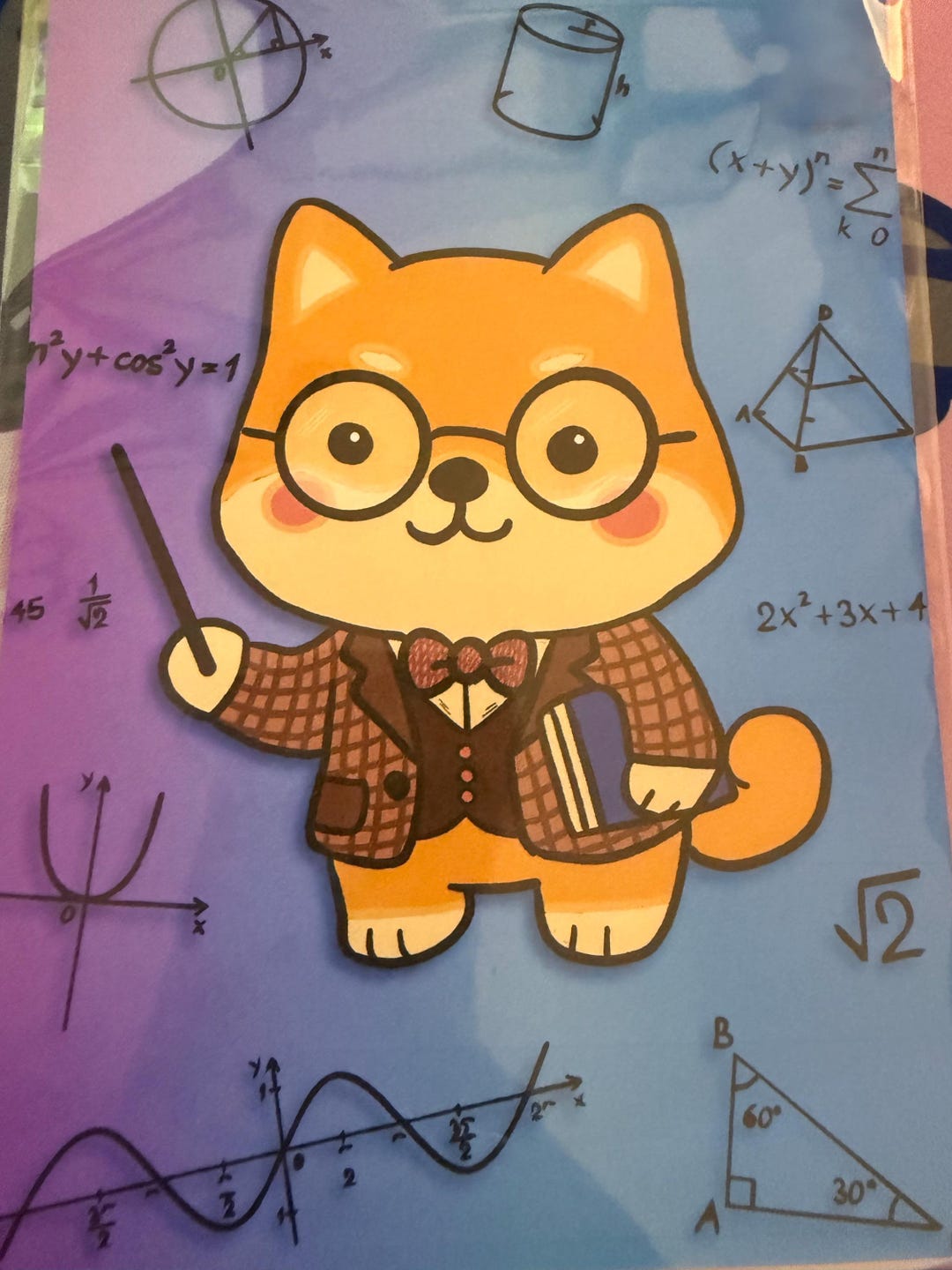 Math Professor Doge - 5x7 Print - Etsy