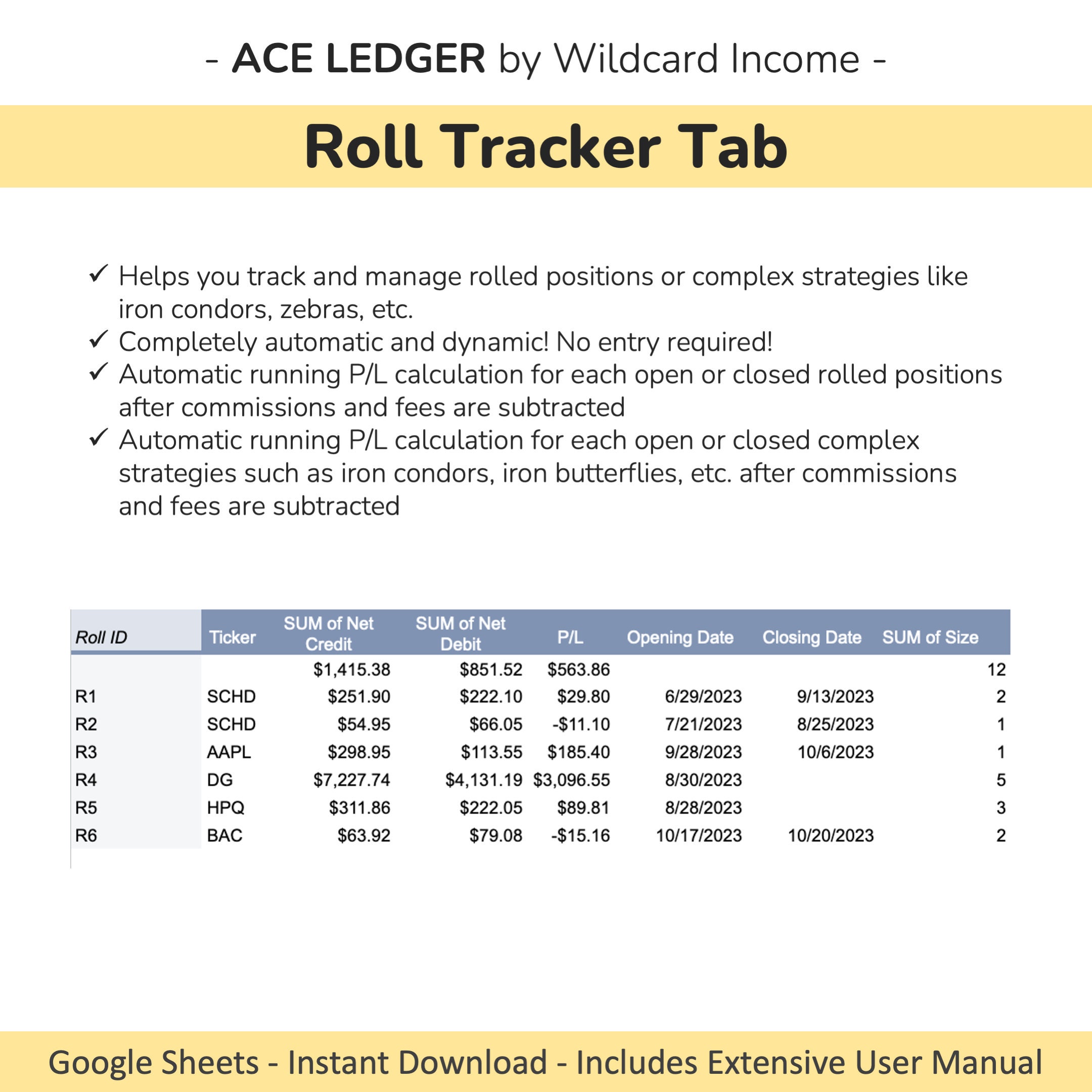 Options Trading Journal and Tracker | Strategy Tracker | Trading ...