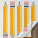 No. 2 Pencil Quilt Pattern PDF, Back to School, Modern, Beginner - Etsy
