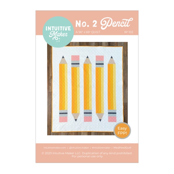 Paintbrush Quilt Pattern - Etsy