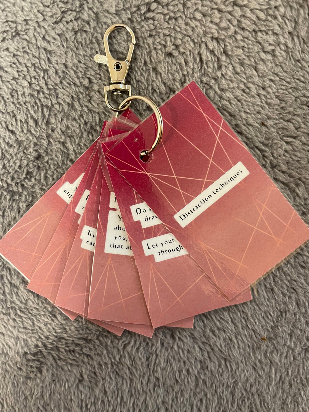 Distraction Technique Flashcards - Etsy UK