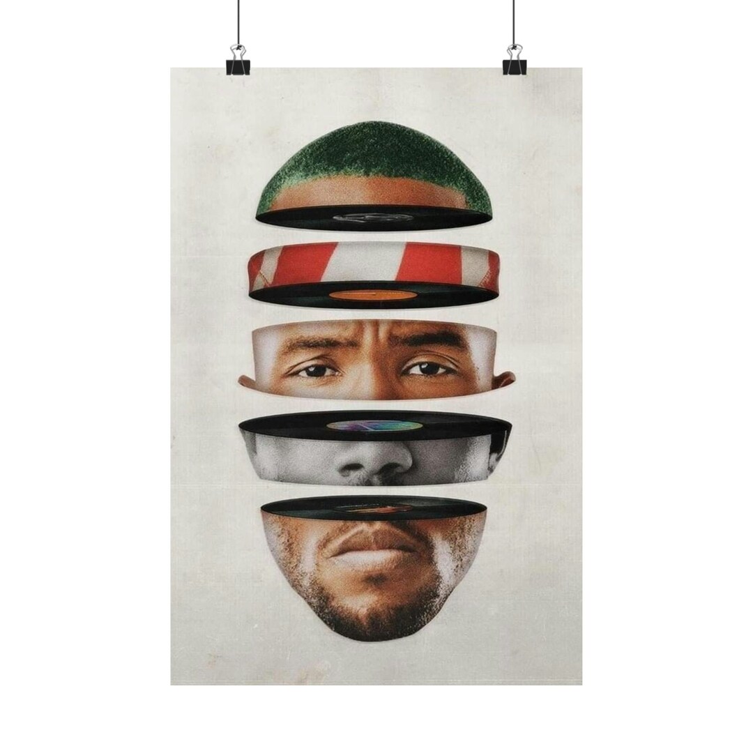 Frank Ocean Visionary Hip-hop Artist Poster Iconic Rap Maestro Art ...