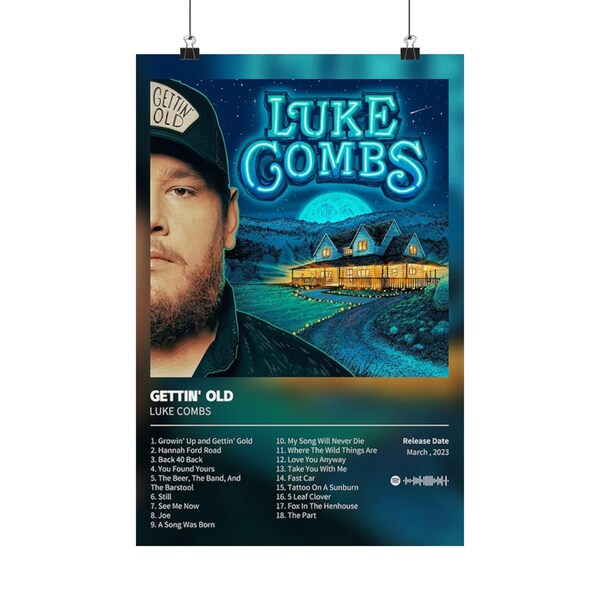 Luke Combs Album Poster - Etsy