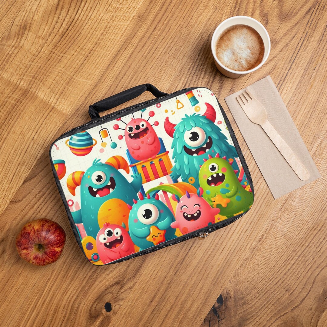 Cute Baby Monsters Lunch Bag - Etsy